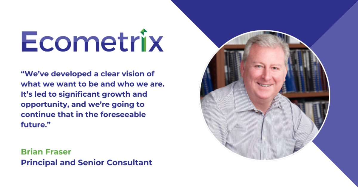 Brian Fraser is laying a strong foundation | Ecometrix Inc.